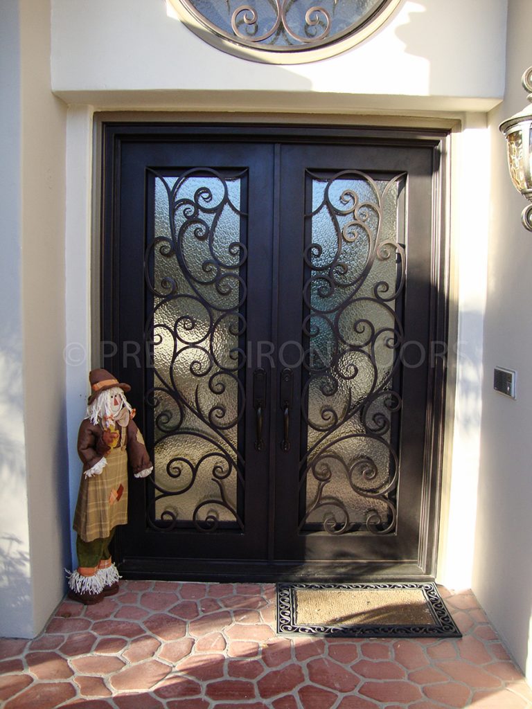 Brushed Steel Modern Single Entry Gate | Precise Iron Doors