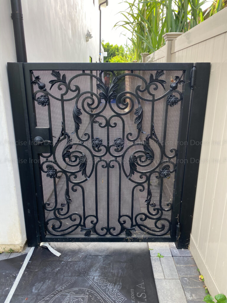 Dutch Gothic Single Entry Iron Gate