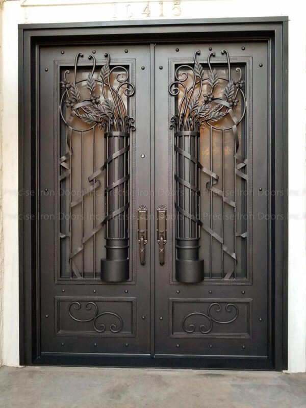 Steel Doors - Metal Security Front Entry Doors | Precise Iron Doors